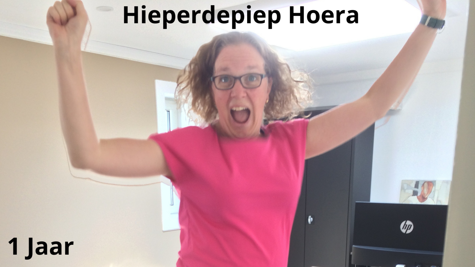 1 jarig bestaan - Glunderen